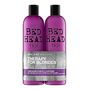 Bed Head by TIGI Dumb Blonde Shampoo and Conditioner for Blonde Hair 25.36 fl oz 2 count