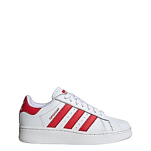 adidas Originals Superstar XLG White/Better Scarlet/Footwear White Men's 10.5, Women's 11.5 Medium