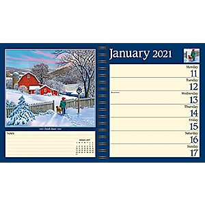 John Sloane's Country Seasons 2021 Monthly/Weekly Planner Calendar