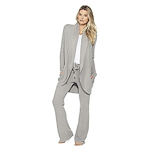 Barefoot Dreams® CozyChic Lite® Women's Circle Cardi, Pewter, Large