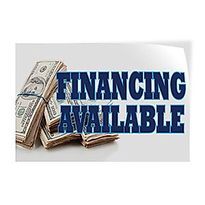 Decal Stickers Multiple Sizes Financing Available Business A Industrial Vinyl Safety Sign Label Business 10x7Inches