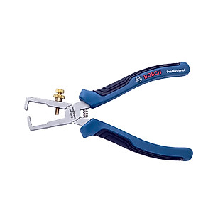 Bosch Professional 1600A01V03 160 mm Wire Stripper (Chrome-Vanadium Steel, Soft Grip), Blue