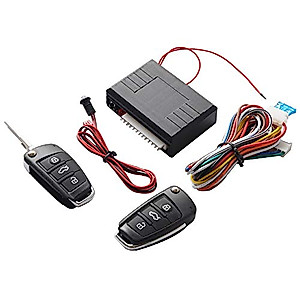 FICBOX Universal Vehicle Security Door Lock Kit Car Remote Control Central Locking Keyless Entry System