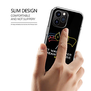 Phone Case It Aesthetic was Shockproof Never Cover Meant Funny to Be Dream SMP Flags Compatible with iPhone 15 14 13 12 11 X Xs Xr 8 7 6 6s Plus Mini Pro Max Transparent