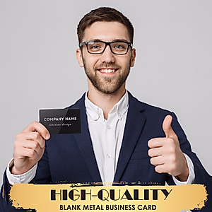 weparmeety 180 Pcs Metal Engraving Blanks Colorful Aluminum Sheet Laser Engraving Business Card Multipurpose Engraving DIY Gift Cards 86 x 54 x 0.21 mm（9 colors)