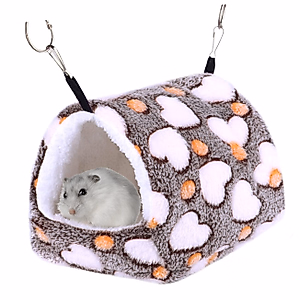 Hohopeti Hamster Hanging Hammock, Cotton Material, 1 inch x 1 inch x 1 inch, Small Pet Bedding