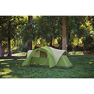 Coleman 8-Person Tent for Camping | Montana Tent with Easy Setup, Green