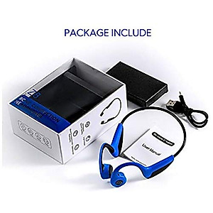 Wireless Bone Conduction Headphones (Black/Blue)