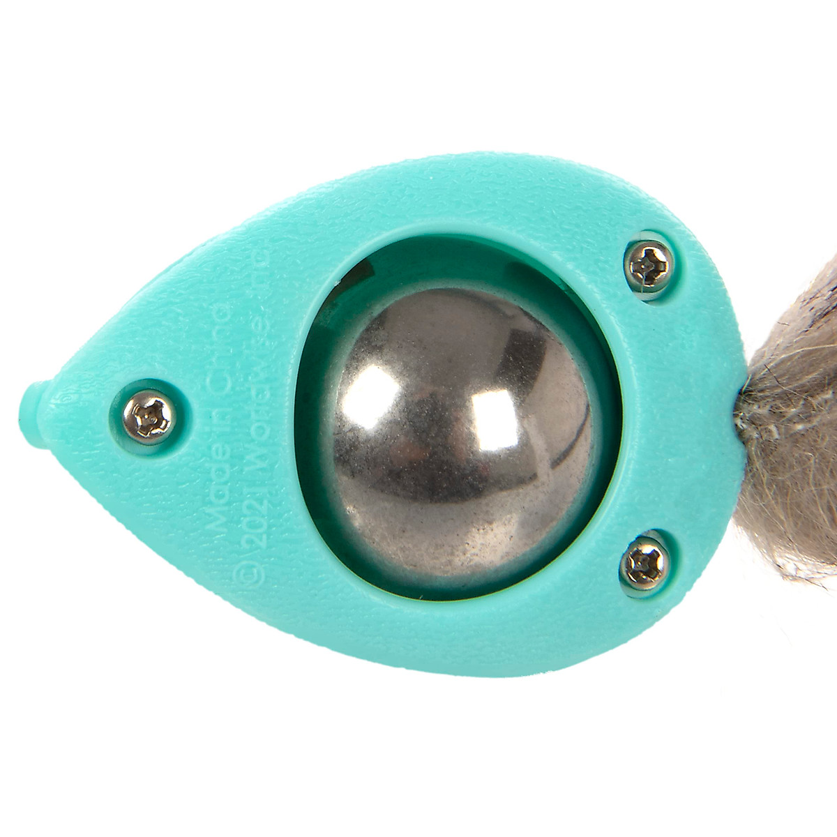 SmartyKat Instincts Sneaky Slider Rolling Interactive Cat Toy - Blue, One Size