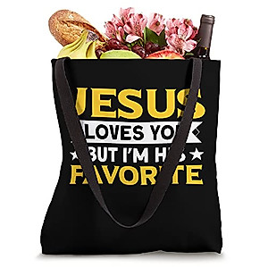 Jesus Loves You Faith Church Appreciation Christian Tote Bag