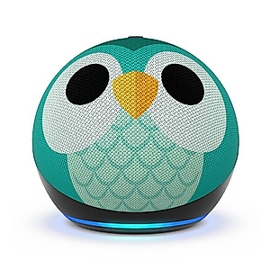 All-New Echo Dot (5th Gen, 2022 release) Kids | Designed for kids, with parental controls | Owl