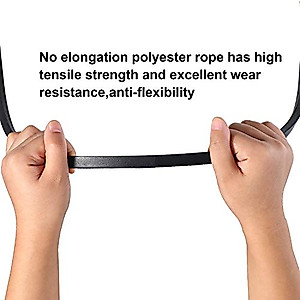 A-GX20072 Mower Deck Belt Riding Mower Deck Belt Drive Compatible with John Deere LA100 LA105 LA110 LA120 LA125 LA135 Replaces GY20570 M112230 M137547 M86248, 1/2 Inch x 104 Inch