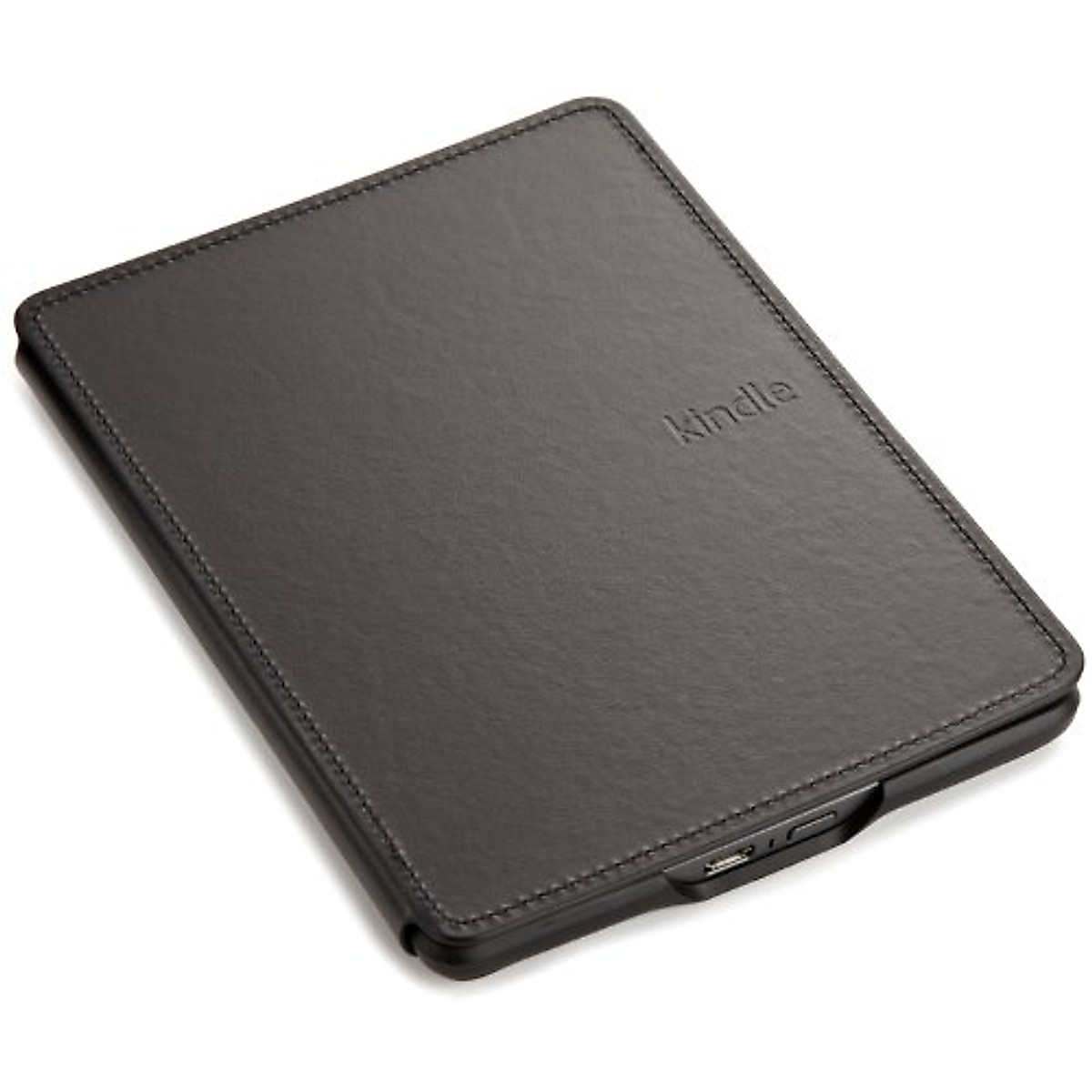 Amazon Kindle Leather Cover, Black (does not fit Kindle Paperwhite, Touch, or Keyboard)