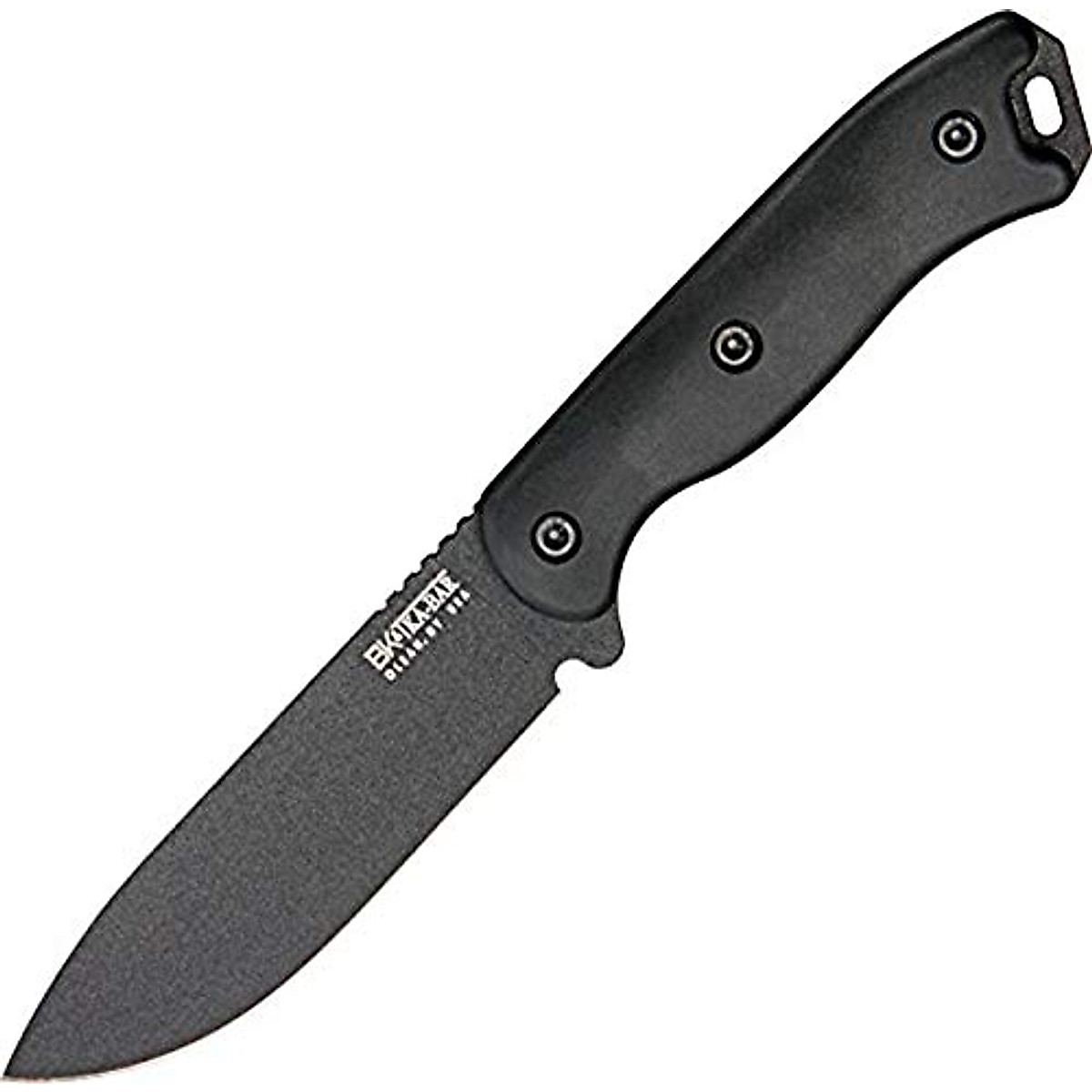 Ka-Bar Becker Knife with Drop Point, Short,Carbon