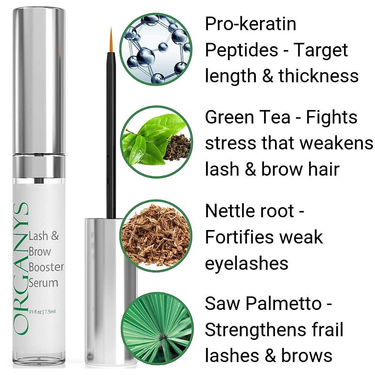 Organys Lash and Brow Serum for Appearance of Growth