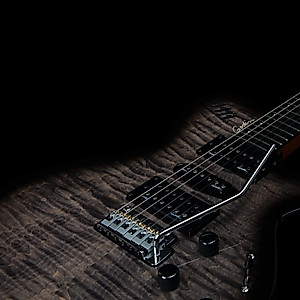 Godin XTSA Solid Body 3-Voice Electric Guitar (Trans Black)