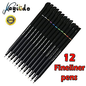 Large and Small Sticky Notes Set with Fineliner Color Pens Set- 60 Ruled Lined Notes 4x6, 48 Dotted Notes 3x4, 48 Blank Notes 4x3,48 Orange 2x2 and Pink 1.5x2, 150 Inde x Tabs