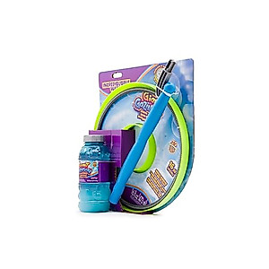 Gazillion Bubbles Incredible Bubble Wand - Make Gigantic Bubbles & Delight Friends W/ 16 Oz Giant Bubble Solution - For Age 3+