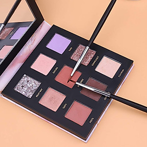 Eye Makeup Sable Eyeliner Brushes, 6 Pcs Ultra Fine Soft Sable Eyeliner Makeup Tools for Women to Accurately Apply Gel and Wet Powder