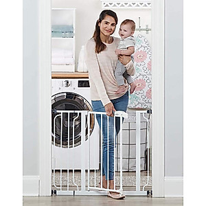 Regalo Extra Wide Walk Through Baby Gate, with Included Extension Kits