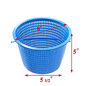 ATIE Pool Skimmer Basket SPX1070E & B-9 B9 and R211100 Vac-Mate Basket Replacement Fits Most Hayward Pentair SwimQuip Pool Skimmers and Other Brand Pool Skimmers - Not Weighted (2 Pack)