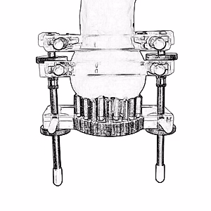 Acrylic Testicle Crusher and Stretcher