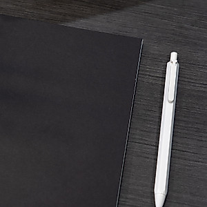 Ykimok 2 Pack College Ruled Notebook, Soft Black Cover Spiral Notebook, Memo Notepad Sketchbook, Students Office Business Diary Spiral Book Journal, 50 Pages, 25 Sheets, 10 x 7.5 Inch