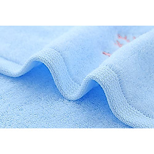 YUNDODO Hand Towels Set of 2 100% Cotton Ultra Soft 14 x 30 Inches