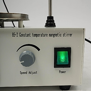 Electric Overhead Magnetic Stirrer Mixer Lab Stirrer with Digital Temperature Display High Accuracy Blender 0-2000 RPM 110V 250W