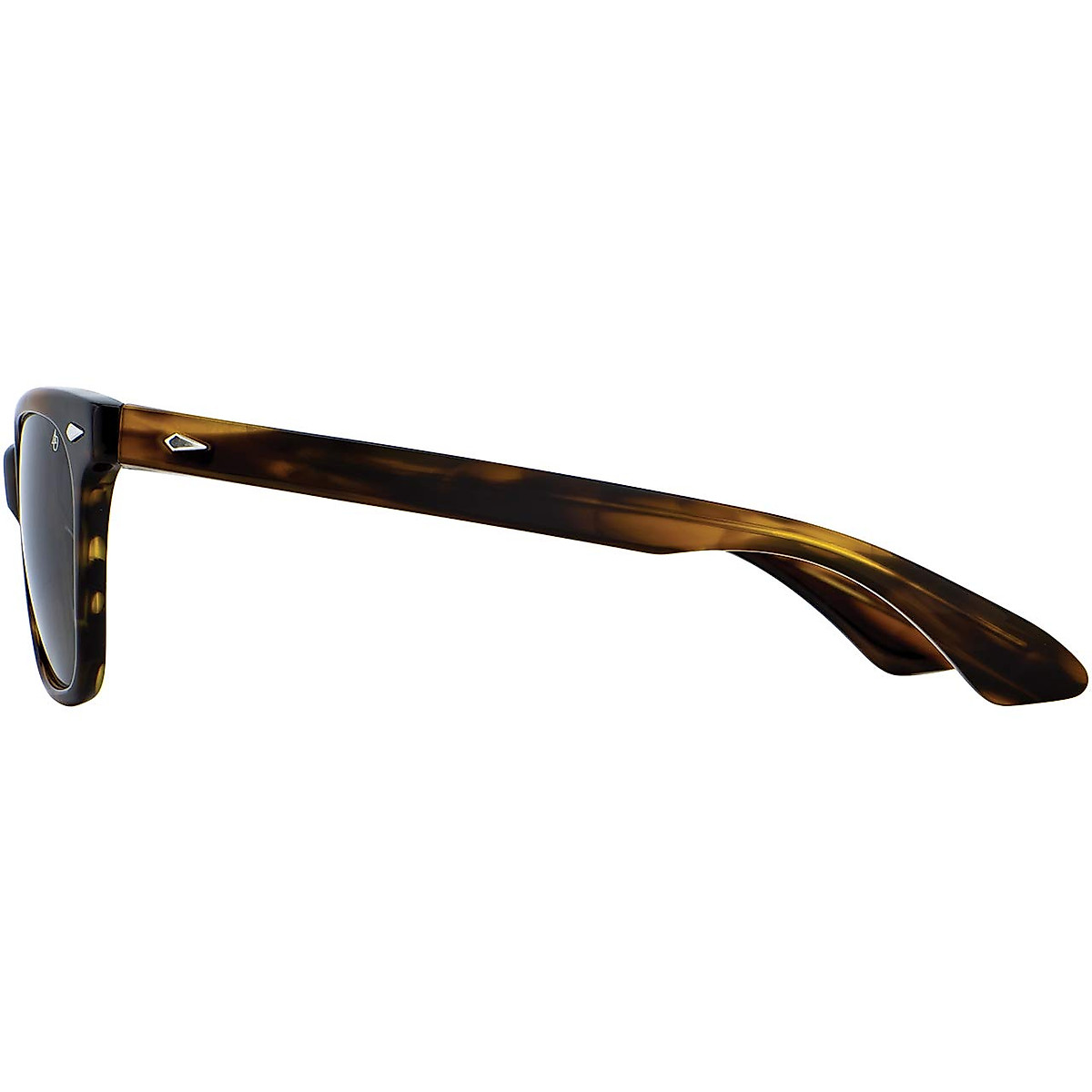 AO Saratoga Sunglasses - Brown Demi - True Color Gray AOLite Nylon Lenses - 52-19-145