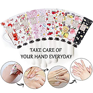 Hand Cream for Dry Cracked Hands, Nurse Doctor Working Hands, Natural Fragrance Mini Hand Lotion Set Travel Size Moisturizing Hand Care Cream Bulk Christmas Baby Shower Gifts for Women Kids（20Pack）