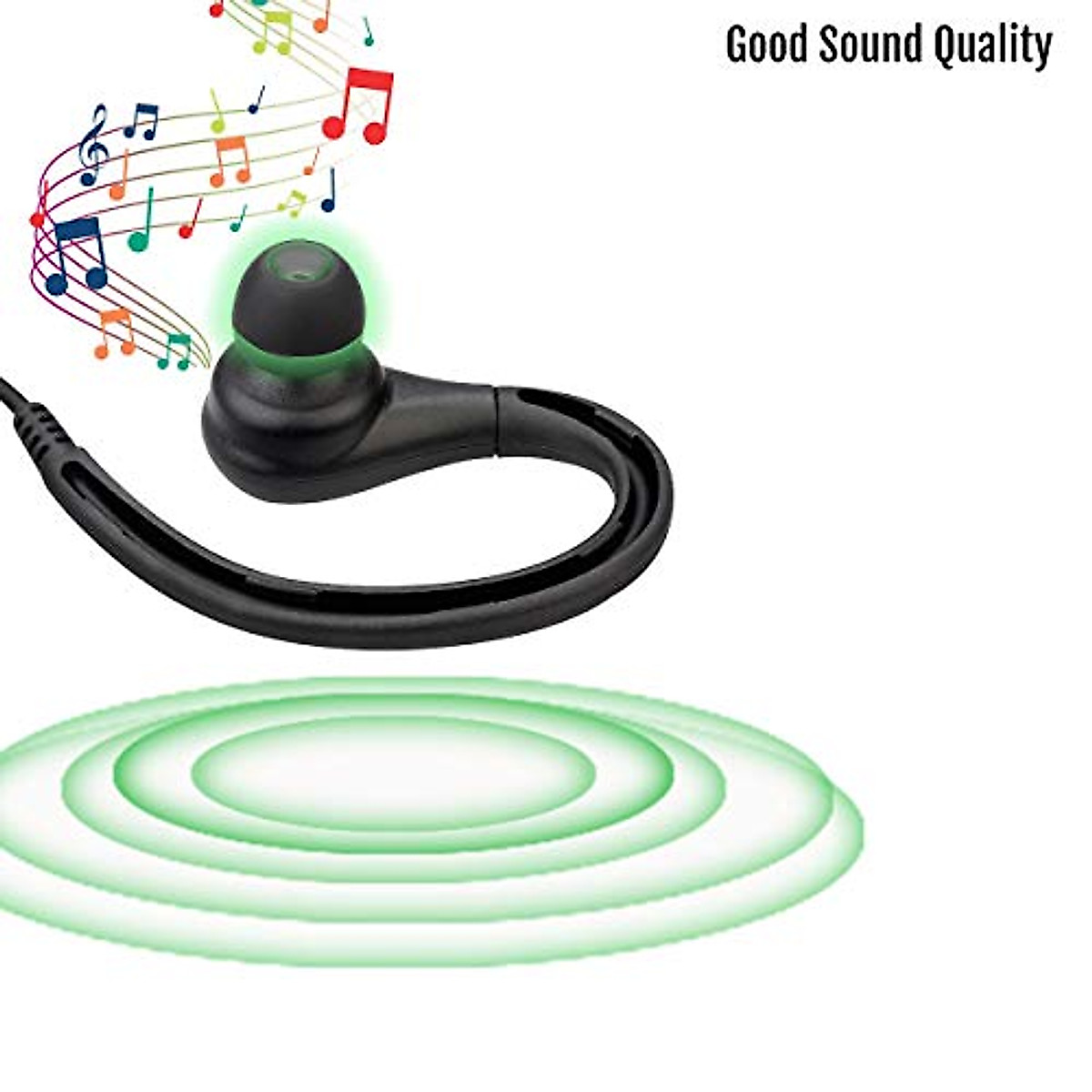 Retevis RT22 Walkie Talkies (6 Pack) with Headset (6 Pack), Rechargeable Hands Free Two Way Radios Bundle RT22 Walkie Talkies Earpiece