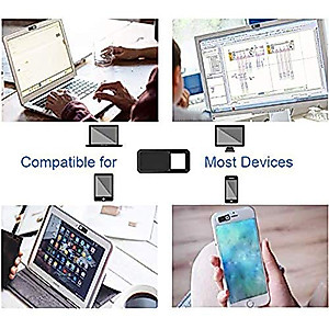3 -Pack Webcam Cover, Protect Your Privacy and Security,Webcam Cover Slide for Laptop, MacBook, PC, Cell Phone and More Accessories