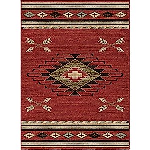 Mayberry Rugs area rug, 5'3"x7'3", Red