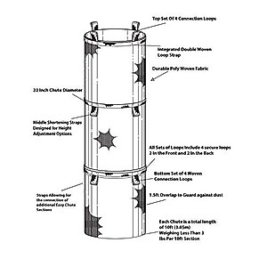 Easy Chute Construction Chute 10ft Section