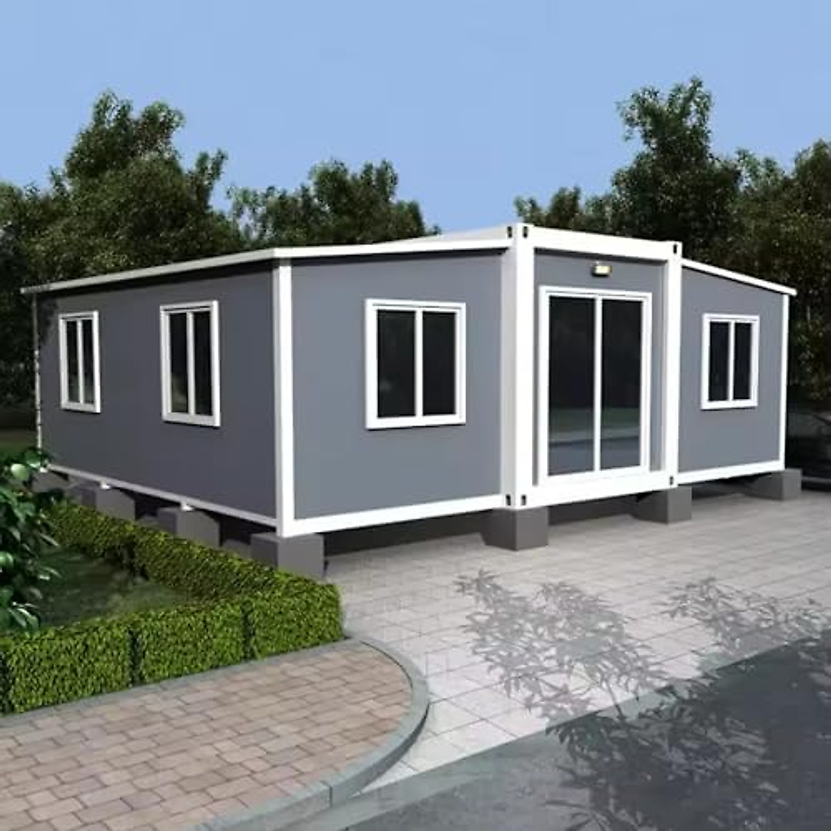 Fast Build Foldable and Expanded Container House Vacation Room with Bathroom Tiny House 40ft Prefabricated House