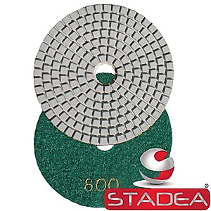 4 inch diamond concrete polishing pads - Granite Marble Stone Polishing 8 Pcs Set By STADEA