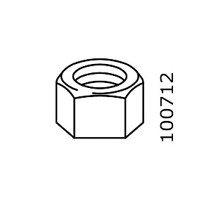 cijkzewa Nut Lock Replacement for IKEA Part #100712 (Pack of 12)