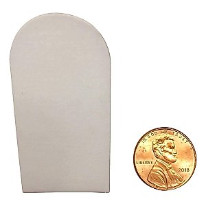Board Game Pieces- 50 Pack- Blank 1 x 2 inches Rectangular Tombstone Diecut Token Cards Board Game Chits Tiles Counters Markers DIY D&D