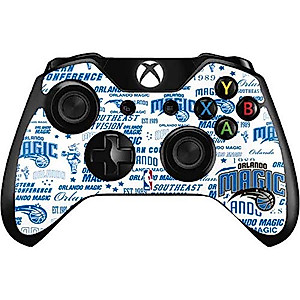 Skinit Decal Gaming Skin Compatible with Xbox One Controller - Officially Licensed NBA Orlando Magic Historic Blast Design