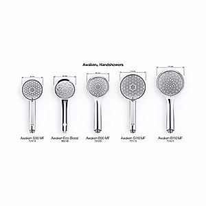 KOHLER Awaken B90 Multifunction Hand Held Shower Head, Polished Chrome, K-72420-CP