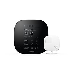 ecobee3 Smarter Wi-Fi Thermostat with Remote Sensor, 2nd Generation