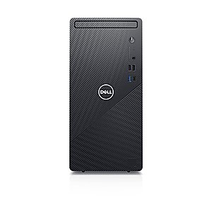 Dell Inspiron 3891 Compact Tower Desktop - Intel Core i5-11400, 12GB DDR4 RAM, 1TB HDD, Intel UHD Graphics 730 with Shared Graphics Memory, Windows 10 Home - Black