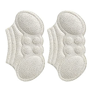 Premium Heel Pads For Shoes Big Self Adhesive Heel Inserts For Women&Men Heel Grips To Improve Shoe Fit And Comfort Heel Protectors To Pain Spa Buckets for Feet for Kids Party (D, One Size)