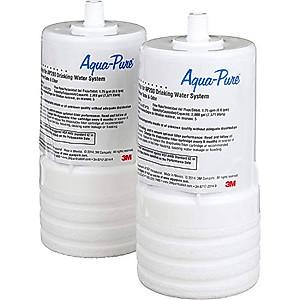 Aqua-Pure Under Sink Replacement Water Filter Cartridge AP217, Full Flow, white, 2