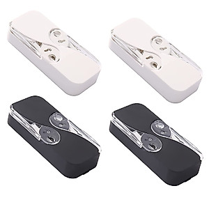 Automatic Portable Floss Dispense,Refillable Dental Floss Portable Case Dispenser,Floss Organizer Travel Floss Cases Holder for Teeth Cleaning (4 Pack)