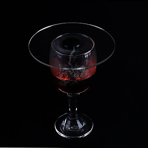 Smoke Infuser Lids 3 Pack of Cocktail Drinks Smoking Covers Portable Smoke Infuser Accessories for Wine Cups Goblet Glasses Tumblers Mugs Bowls Diameter Below 4.7"