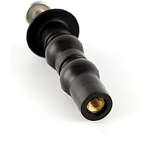 Ubrand 2PCS Toilet Seat Hinges Screws, Toilet Seat Top Fixing Part, Toilet Seat Fixing Device Rubber Top Nut