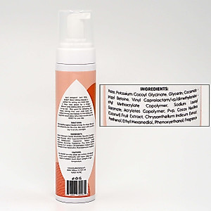 Mut Dynasty Moose Hair Setting Lotion Foam for Box Braids and Long-Lasting Hold - Professional Braiding Sealer Mousse for Black Women, 8.4oz/250ml