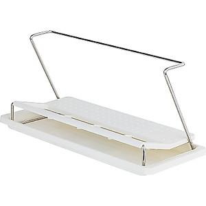 carrotez Bottle Drying Rack, Cup Drying Rack,Tumbler Drying Rack with Drain Tray - Bottle with Narrow and Wide Openings with Various Capacity, Different Bottle Type, Mug Type and Cup Type - White